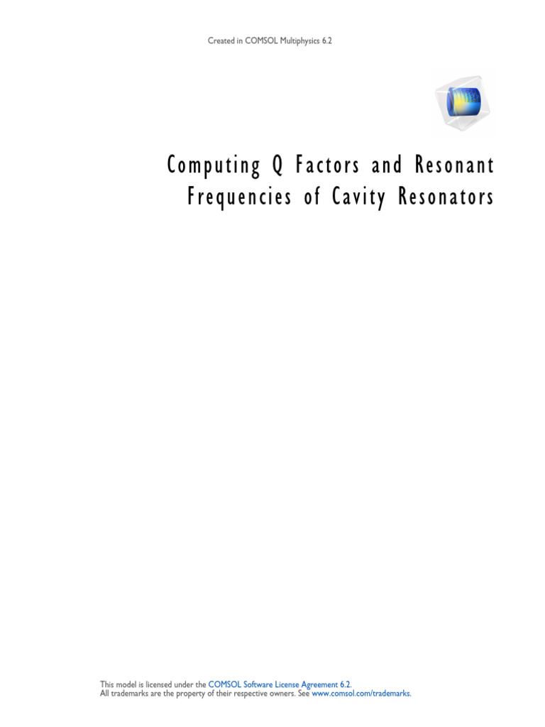 Models - Rf.cavity Resonators | PDF | Resonance | Permittivity