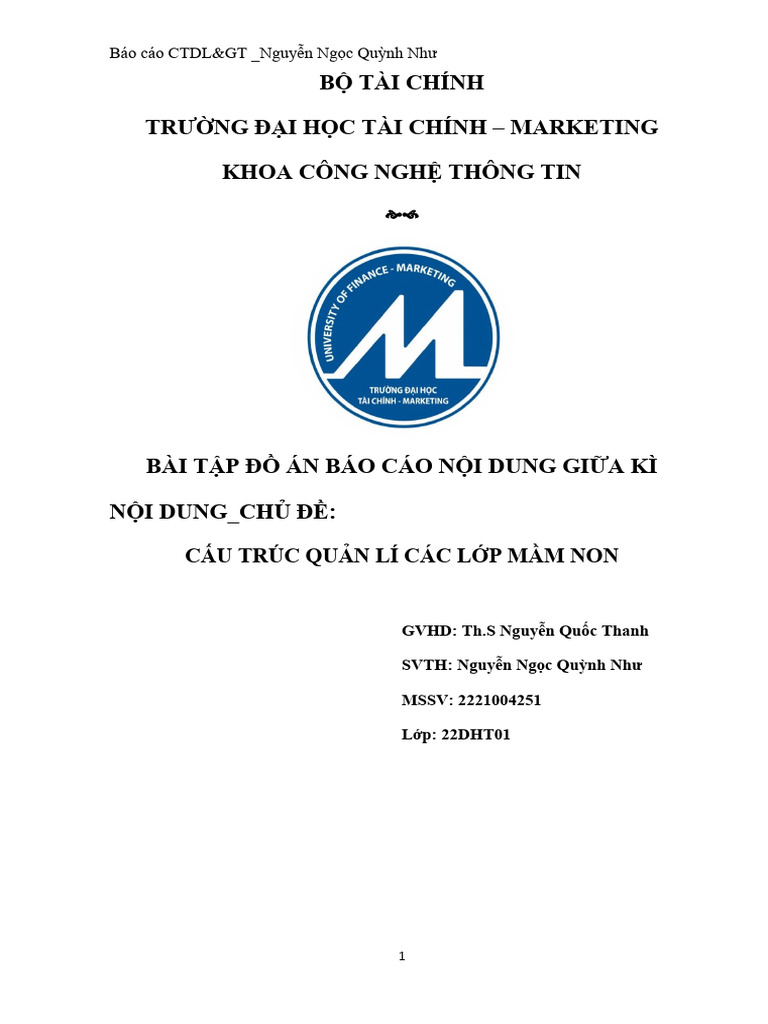 BTDo An Giua Ki CTDLGT | PDF