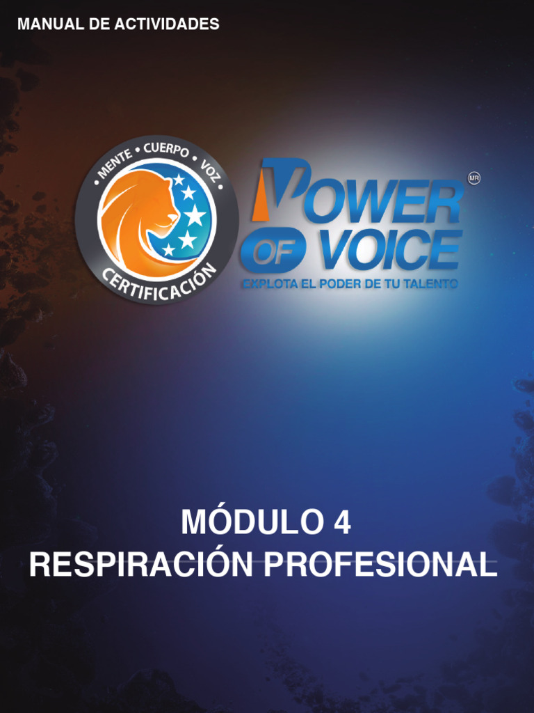 Manual de Actividades Modulo 4 Compressed | PDF | Respiración | Pulmón Manual de Actividades Modulo 4 Compressed | PDF | Respiración | Pulmón