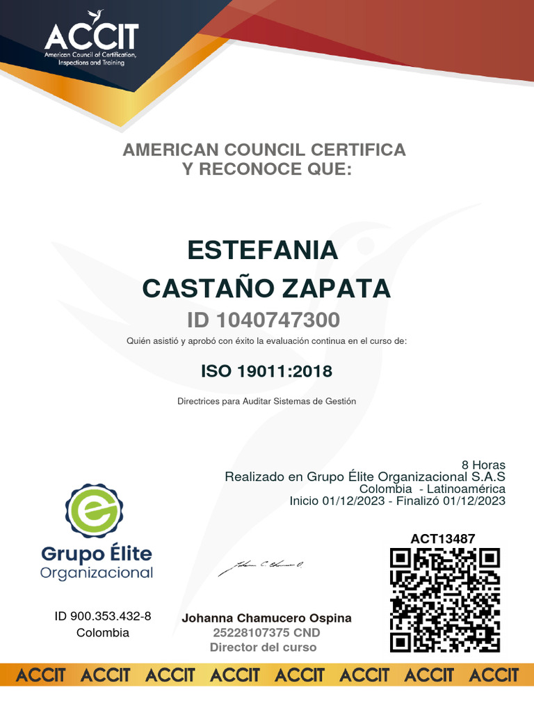 Diploma 19011 2018 | PDF