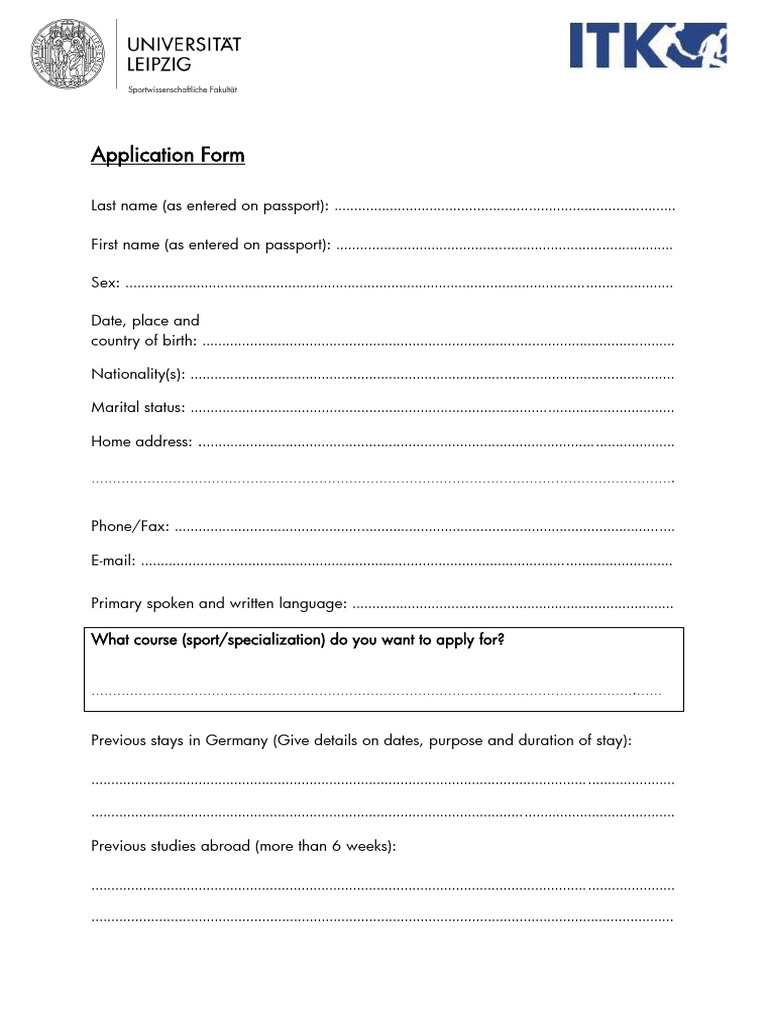 Sports Science Course Application | PDF | Games & Activities