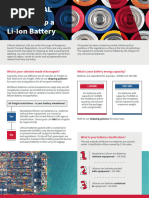 Lithium Labels UN3091 | PDF | Rechargeable Battery | Physical Sciences