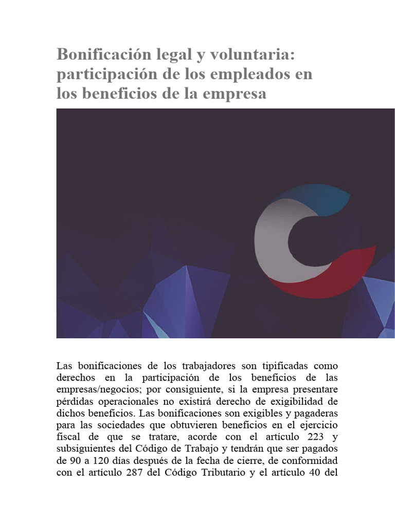 Que Es Bonificacion | Descargar gratis PDF | Business | Impuestos