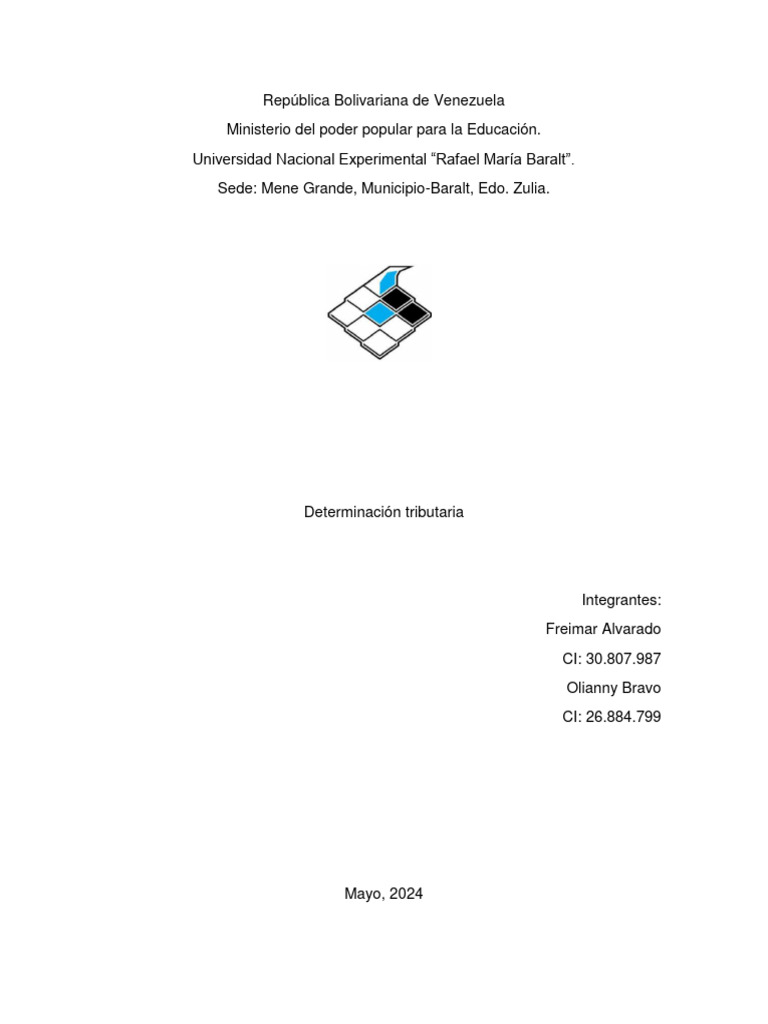 Determinacion Tributaria Freimar | PDF | Impuestos | Pagos