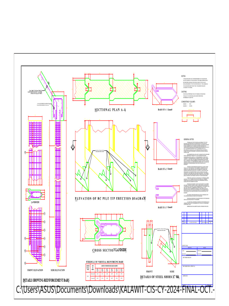 Concrete Pile Plan | Download Free PDF | Visual Cortex | Concrete