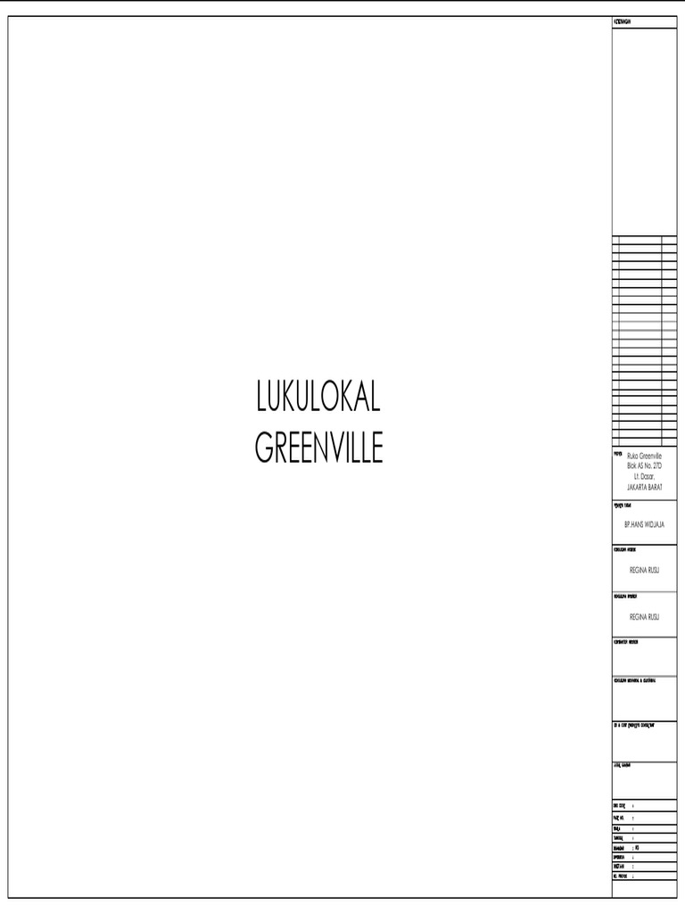 Lukulokal Greenville Drawing Set | PDF | Building Materials | Materials
