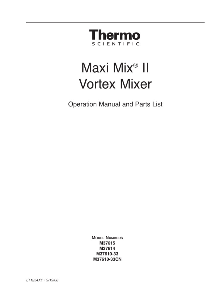 AGITADOR VORTEX | PDF | Legal Liability | Switch