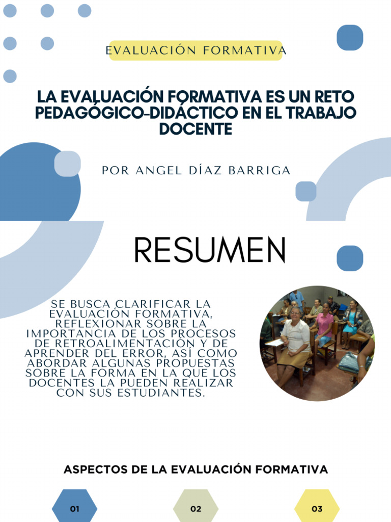 Evaluación Formativa Pdf