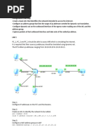 6.5.6 Packet Tracer - Configure Dynamic NAT | PDF