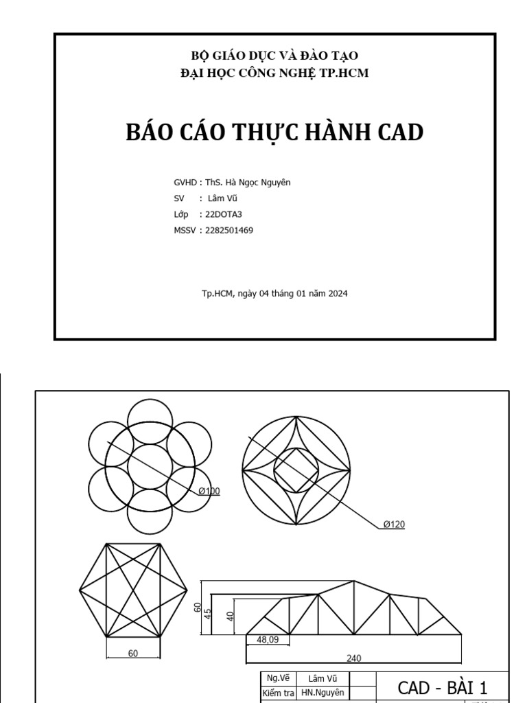 Báo Cáo CAD | PDF