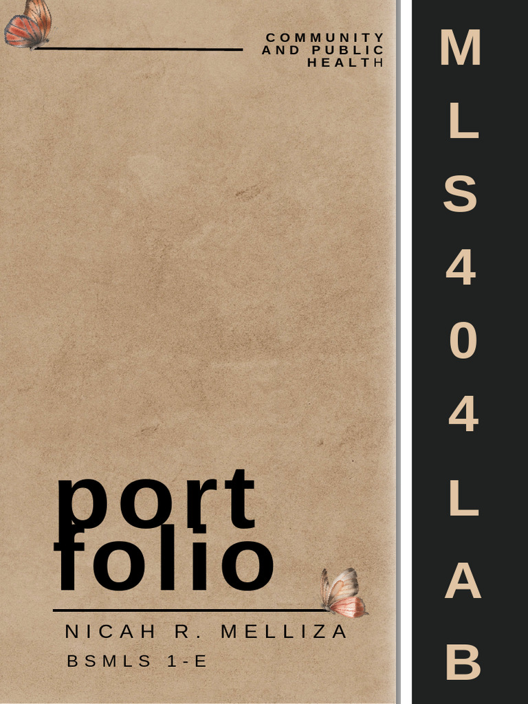 Black Modern Personal Portfolio Cover Document | Download Free PDF ...