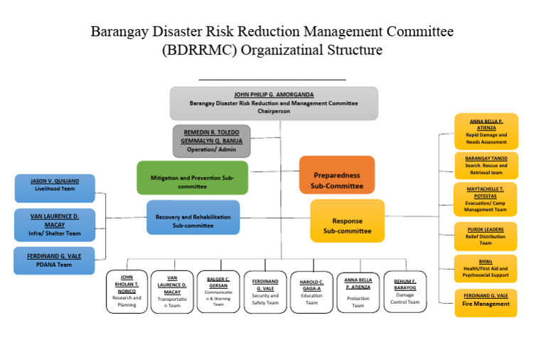 BDRRMC Organizational Structure 2024 | Download Free PDF | Emergency ...
