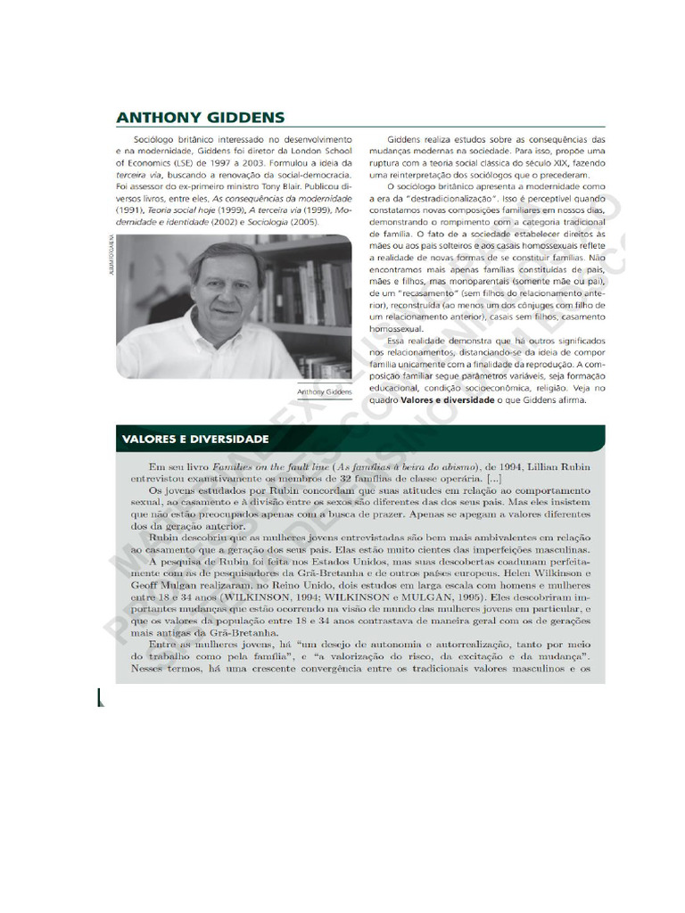 Sociologia Anthoni Giddens | PDF