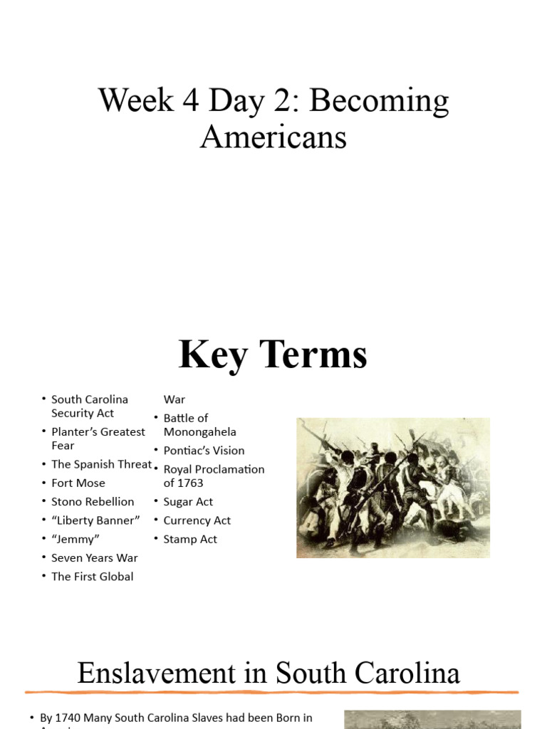 South Carolina's Enslavement and Rebellion | PDF | British Colonization ...