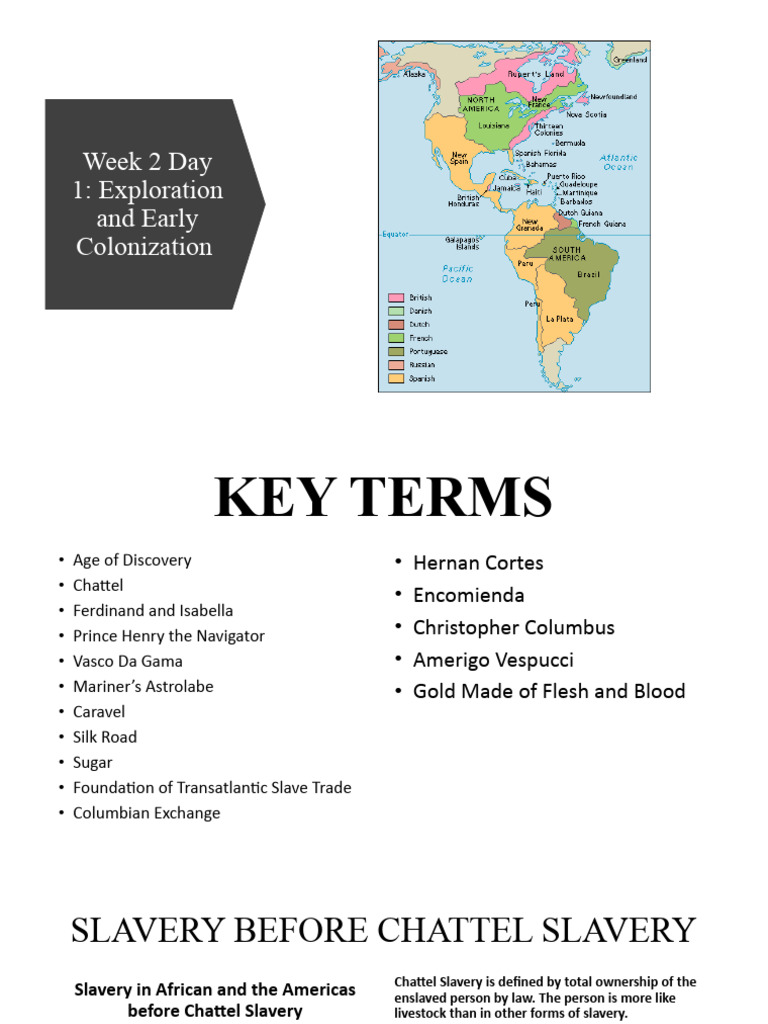 Week 2 Day 1 Exploration and Colonization | PDF | Slavery | Christopher ...
