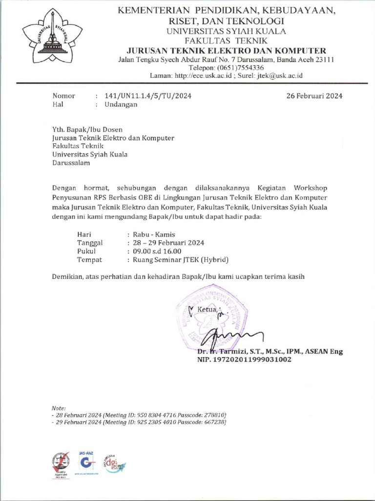 Undangan Workshop | PDF