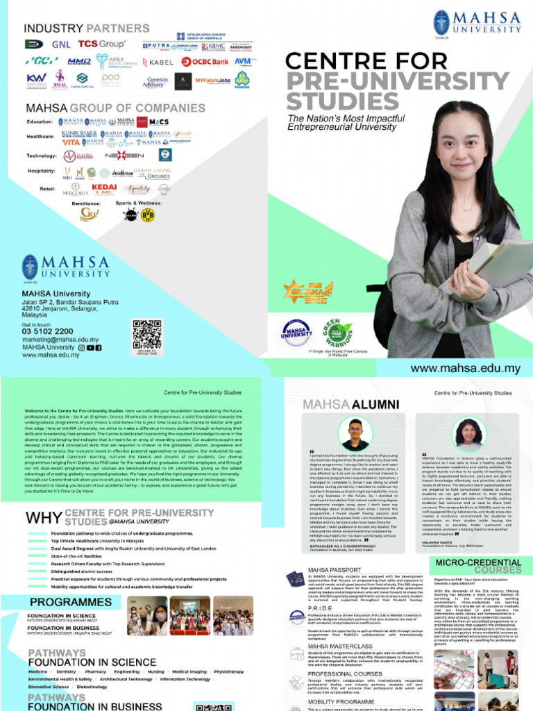 Centre For Pre-University Studies | PDF