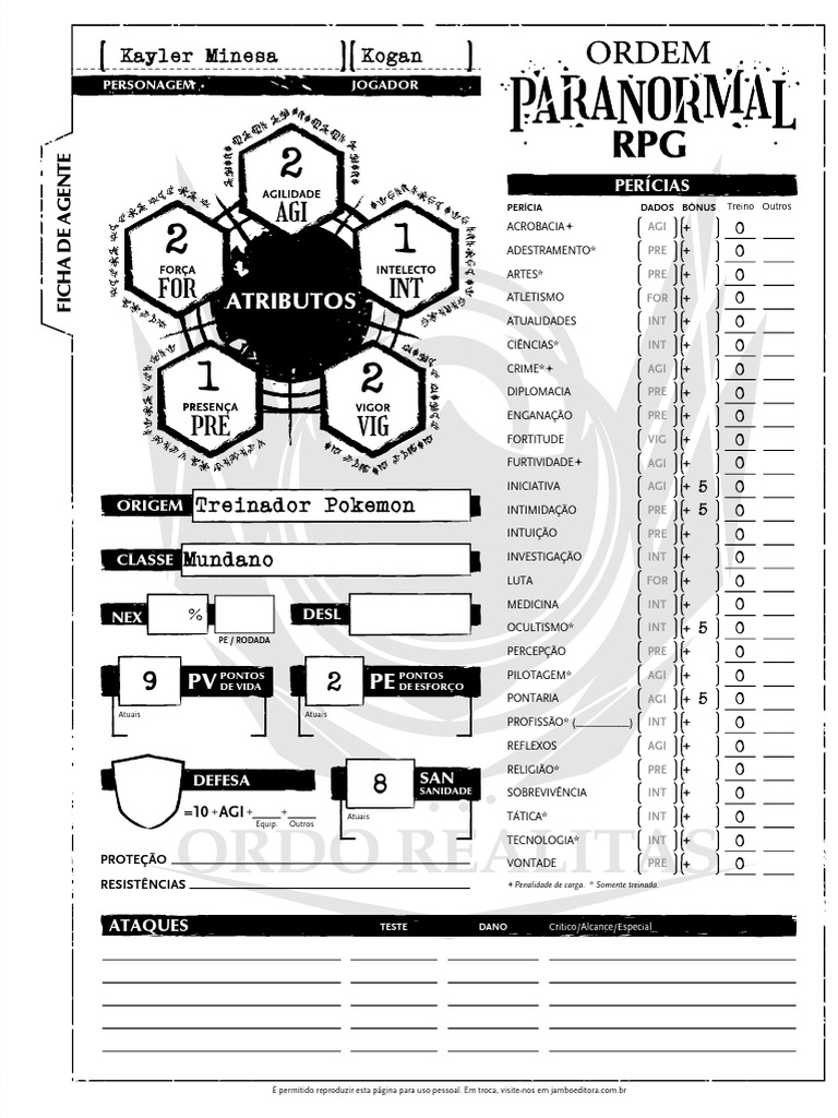 Ficha de pokemon | PDF