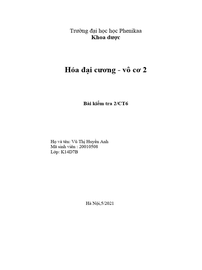 Kt2.ct6-Vũ Thị Huyền Anh-20010508 | PDF