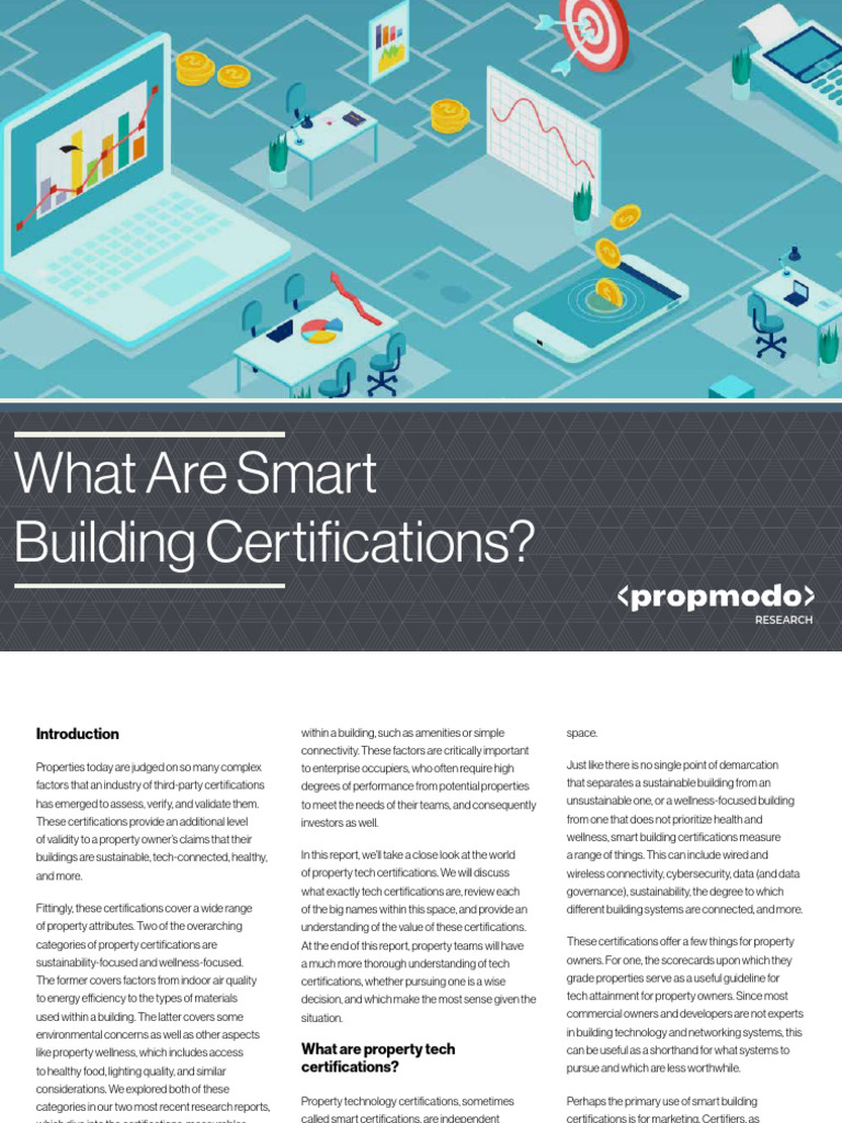 What Are Smart Building Certifications | PDF | Sustainability ...