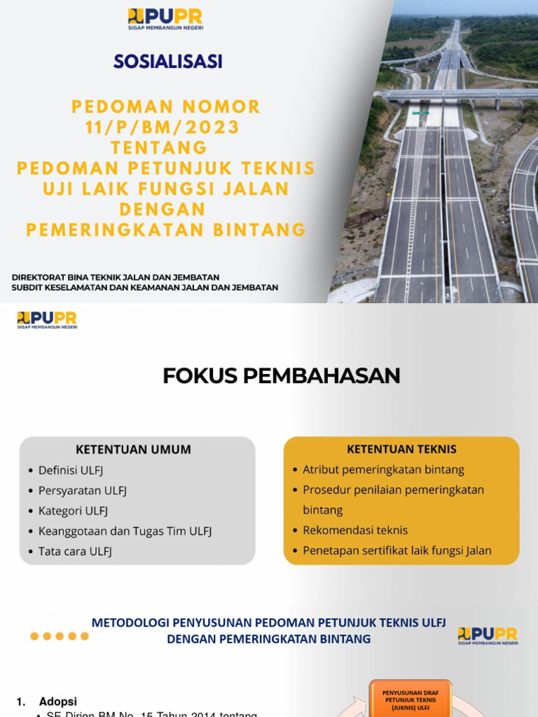 Paparan Sosialisasi Pedoman Juknis ULFJ - PP | PDF