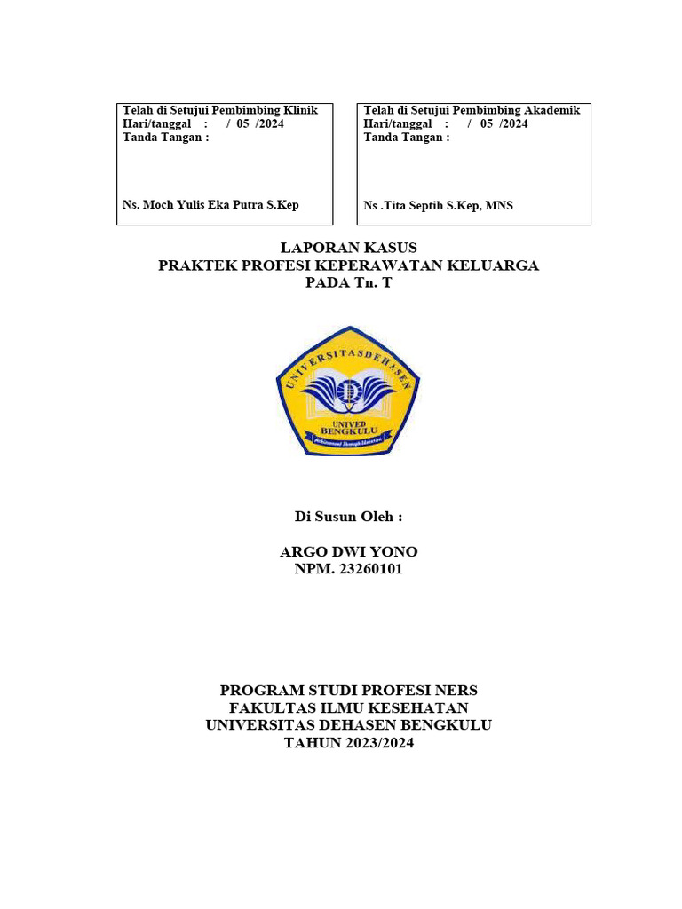 Askep Keluarga Individu Argo | PDF