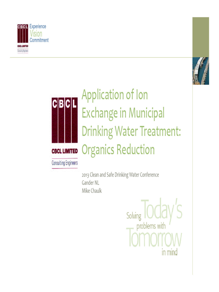 Waterres Training Adww 2013 04 Mike Chaulk | PDF | Water Purification ...