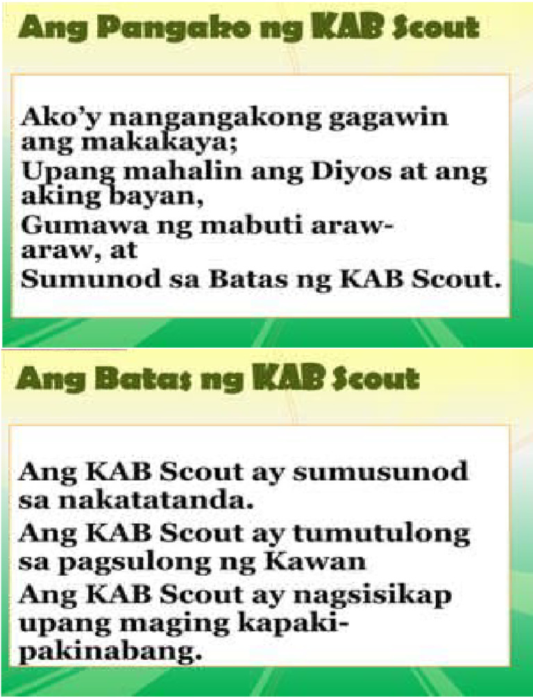Kab Scout | PDF