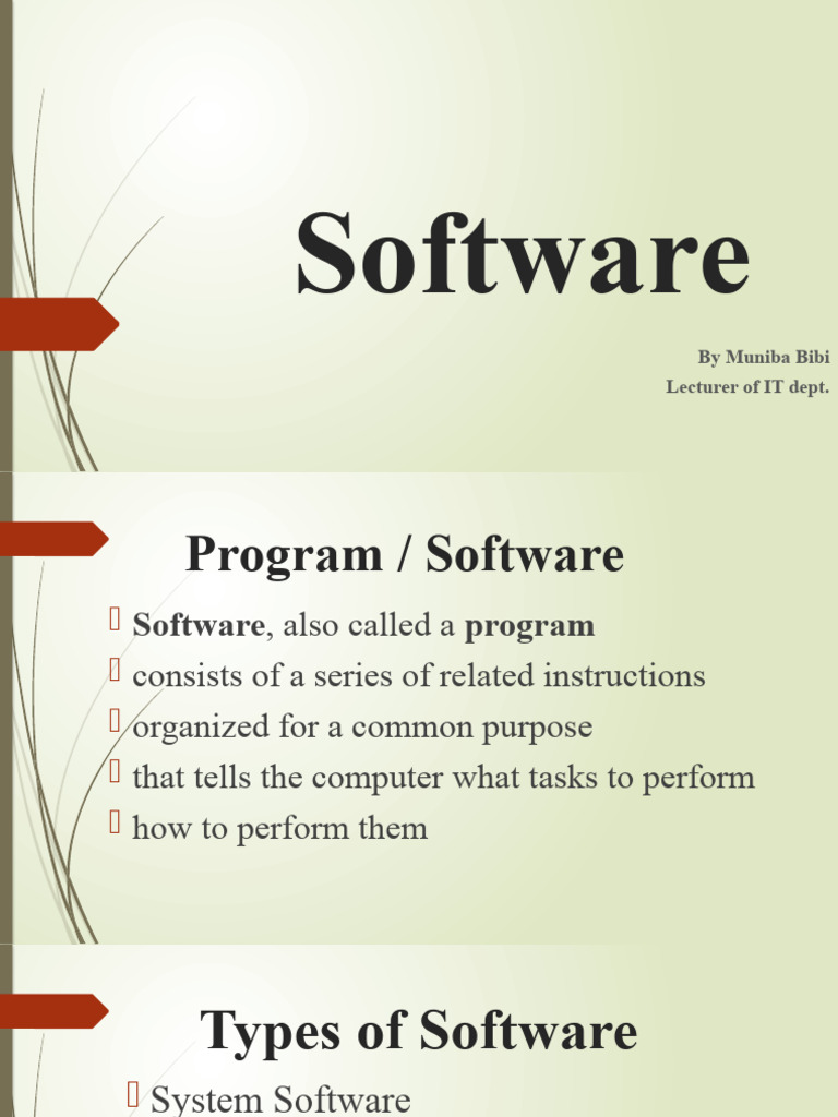 Lec 2 Software | PDF