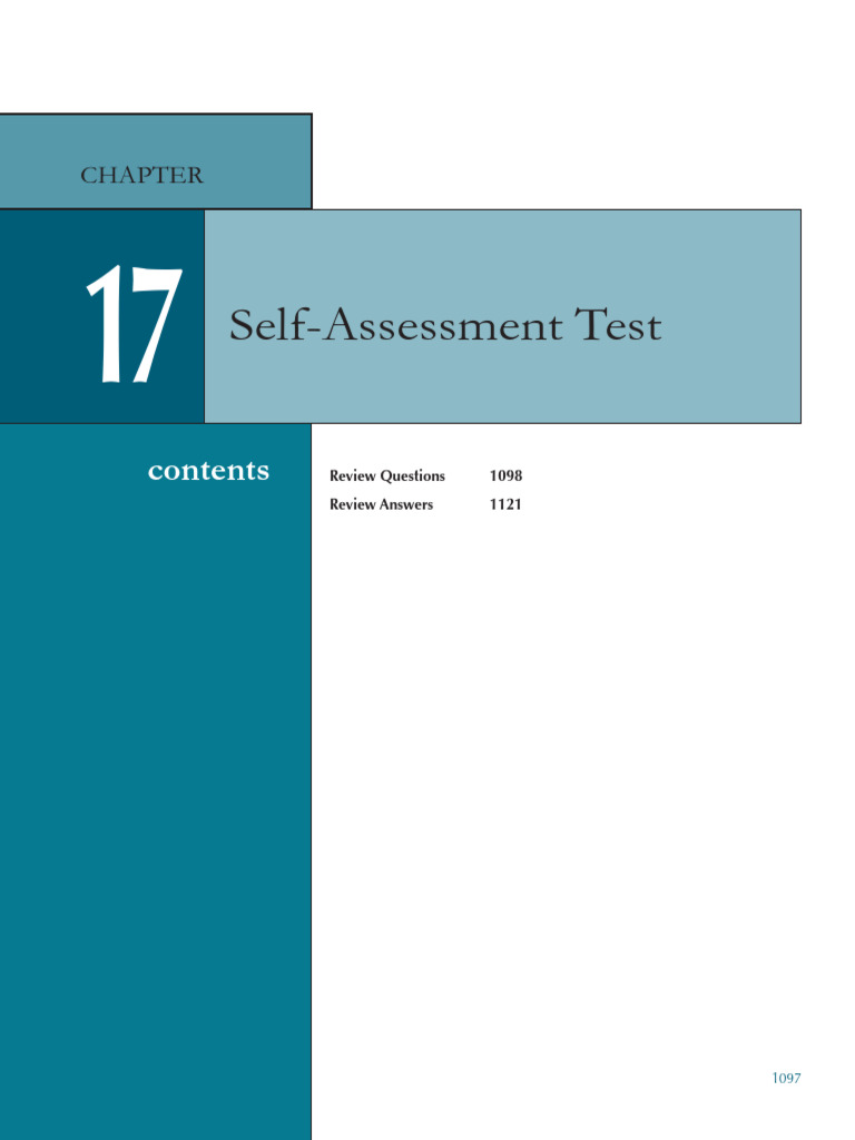 Self Assessment | PDF | Coagulation | Leukemia