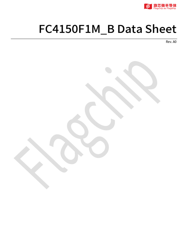 FC4150F1M_B Data Sheet_A0 | PDF | Electronic Engineering | Computer Engineering