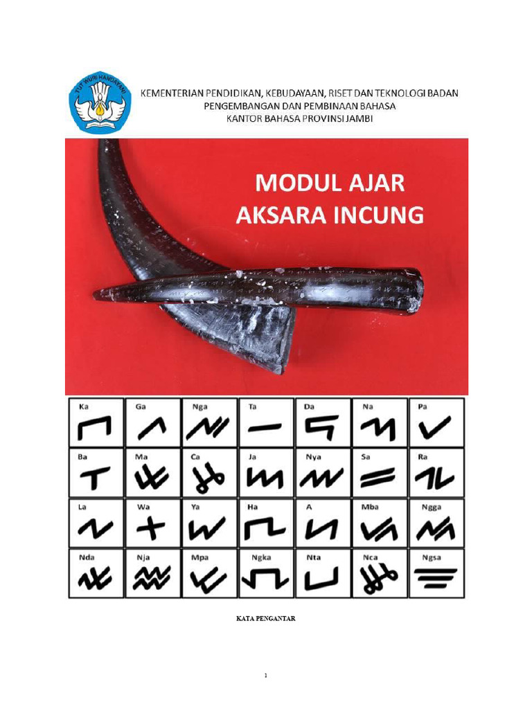 Modul Ajar Aksara Incung RBD SMP (Revisi) - Dengan PNG | PDF