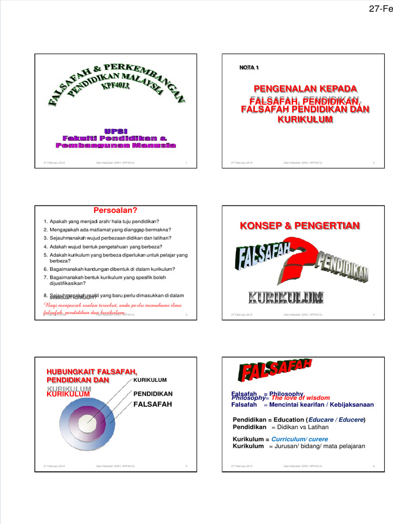 Dokumen - Tips KPF 4013 Nota Dpli | PDF | Sains & Matematika