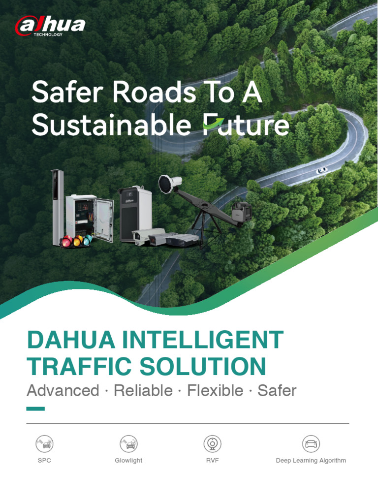 Leaflet Dahua-Intelligent-Traffic-Solution V1.0 EN 202309 | PDF | Traffic | Lighting