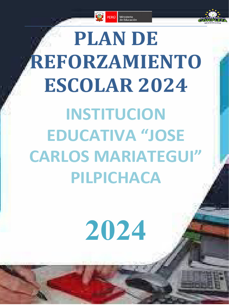 Plan Refuerzo Escolar Pdf Evaluación Aprendizaje