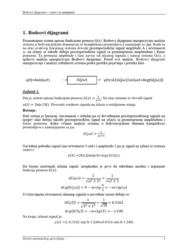 3bodeovi Dijagrami | PDF