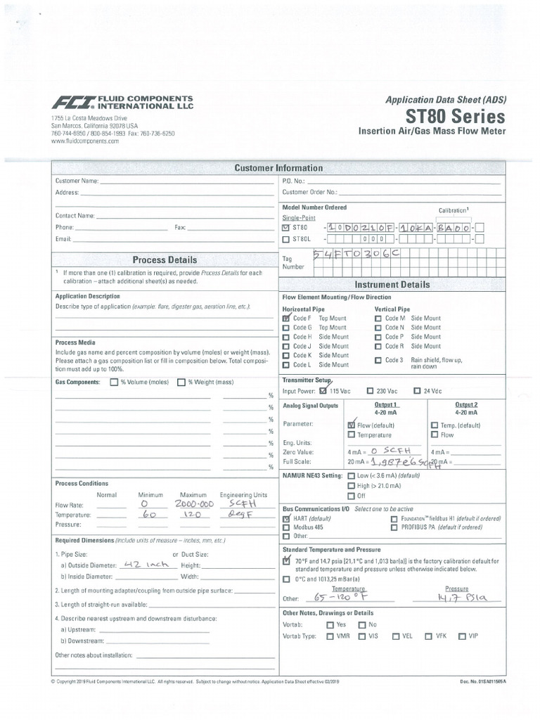 Form Fci - Certificate | PDF