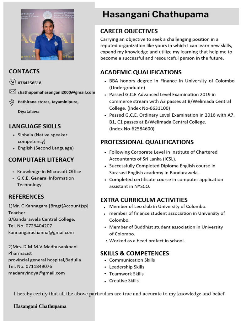 CV PDF-1 | PDF | Vocational Education | Qualifications