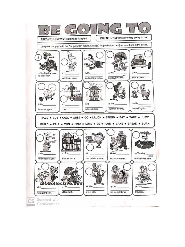 Going To Worksheet | PDF