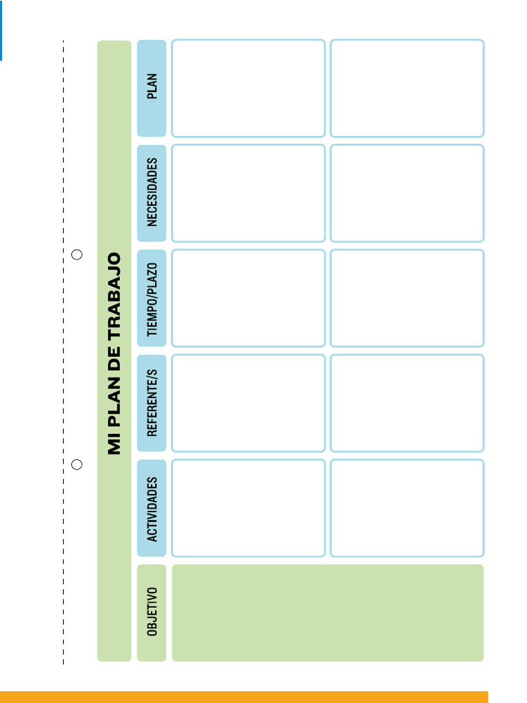 Mi Plan de Trabajo Personal | PDF