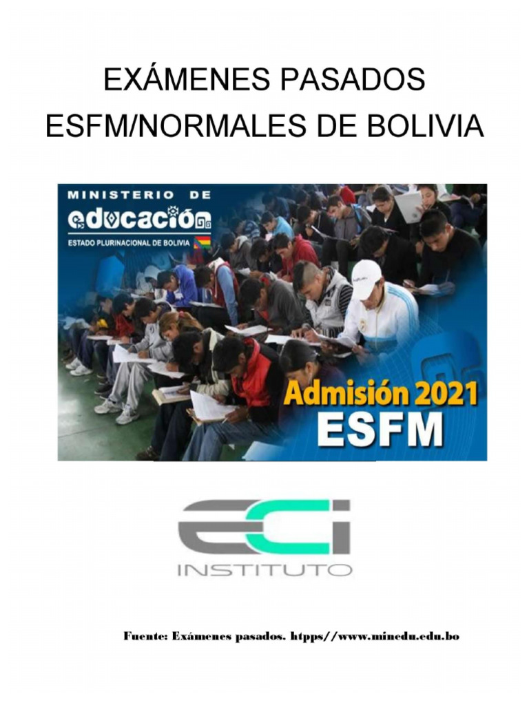 Exámenes pasados ESFM | PDF
