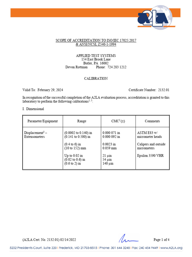 2132 01 | PDF | Calibration | Pascal (Unit)