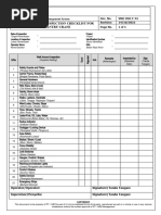 Daily Stacker Inspection Checklist | PDF | Technology & Engineering