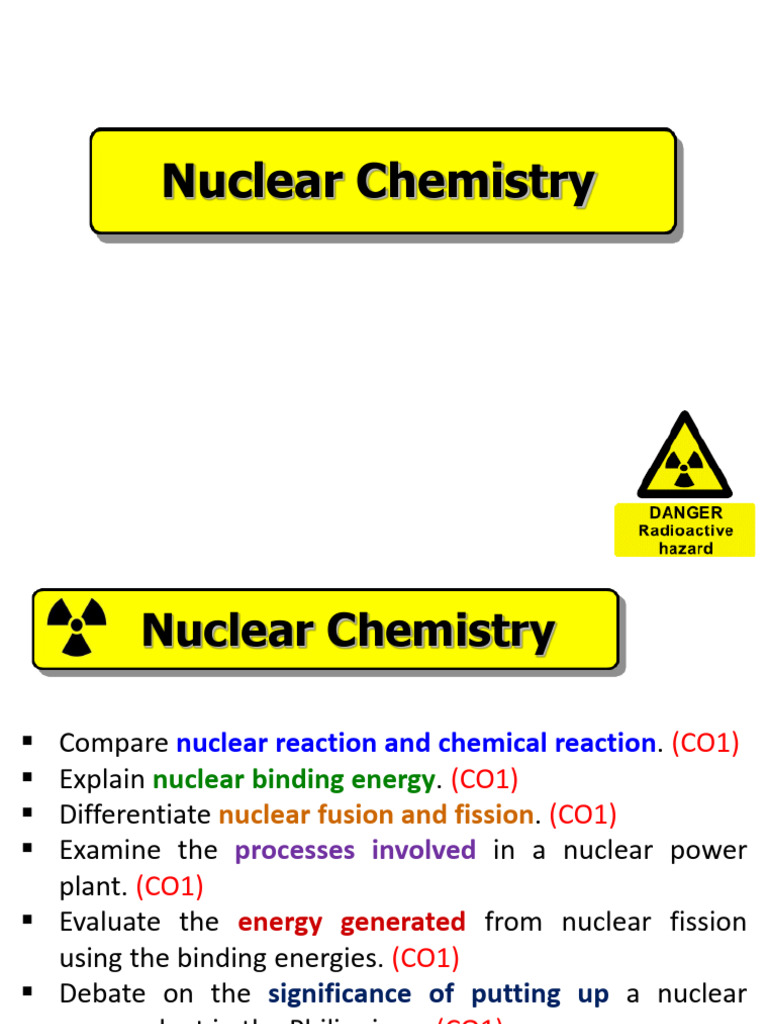 02 Nuclear Chemistry R1 | PDF | Nuclear Physics | Radioactive Decay