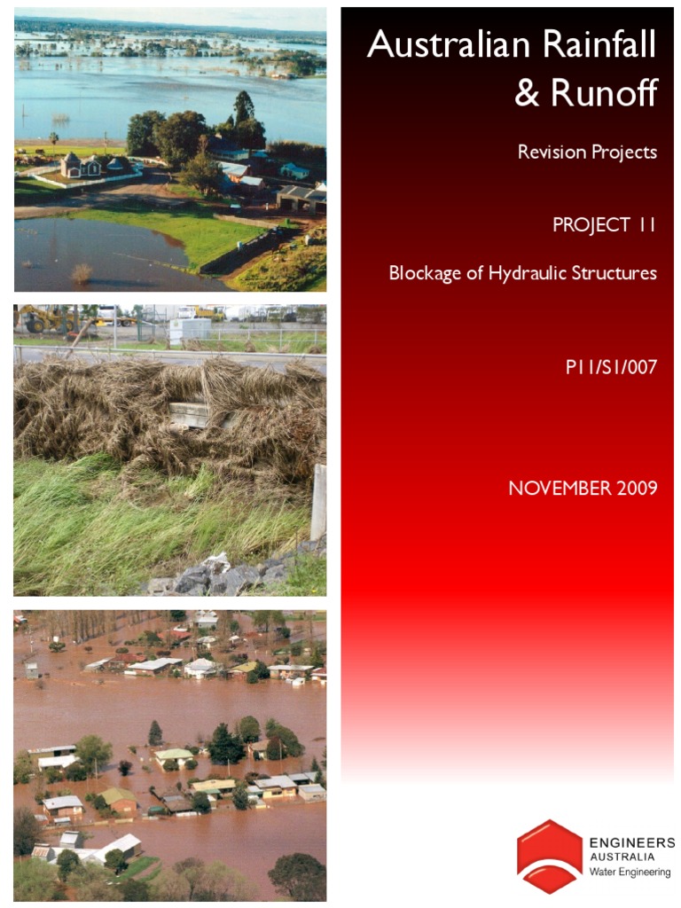 Australian Rainfall and Runoff: Blockage of Hydraulic Structures ...