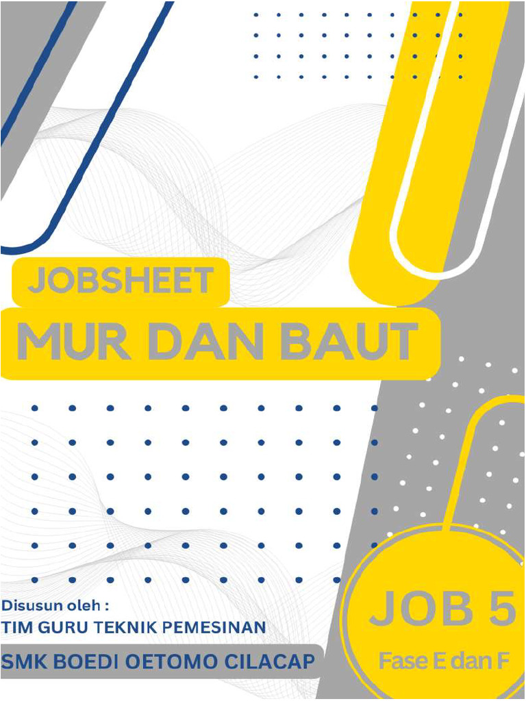 Job Sheet Praktikum Mesin Bubut SMK | PDF