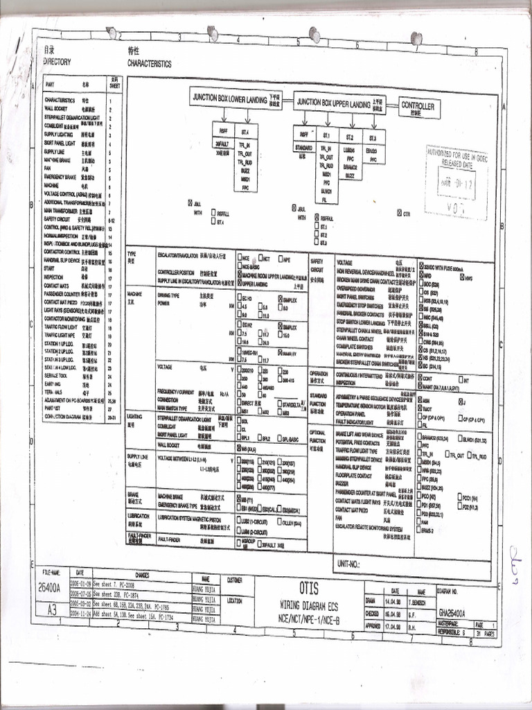 GHA26400A Wiring Diagram ECS NCE - NCT - NPE-1 - NCE-b | PDF