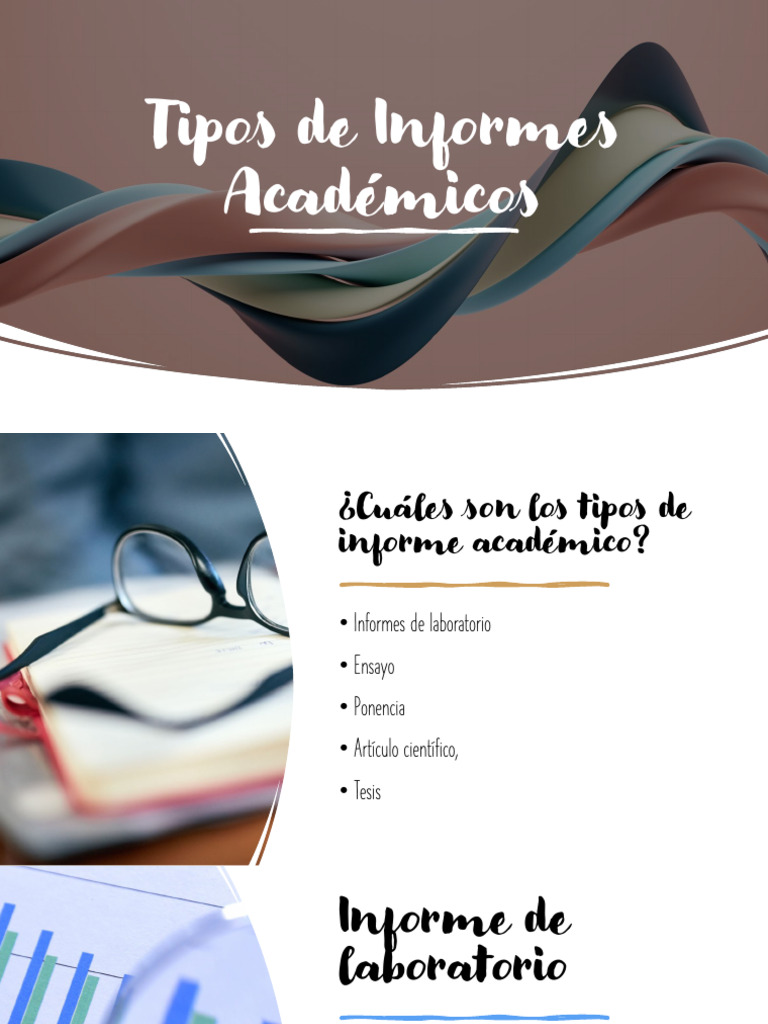 Tipos de Informe | PDF | Ensayos | Publicación Académica