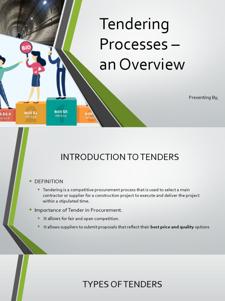 Tender Processes in Kerala - An Overview | PDF | Money | Procurement