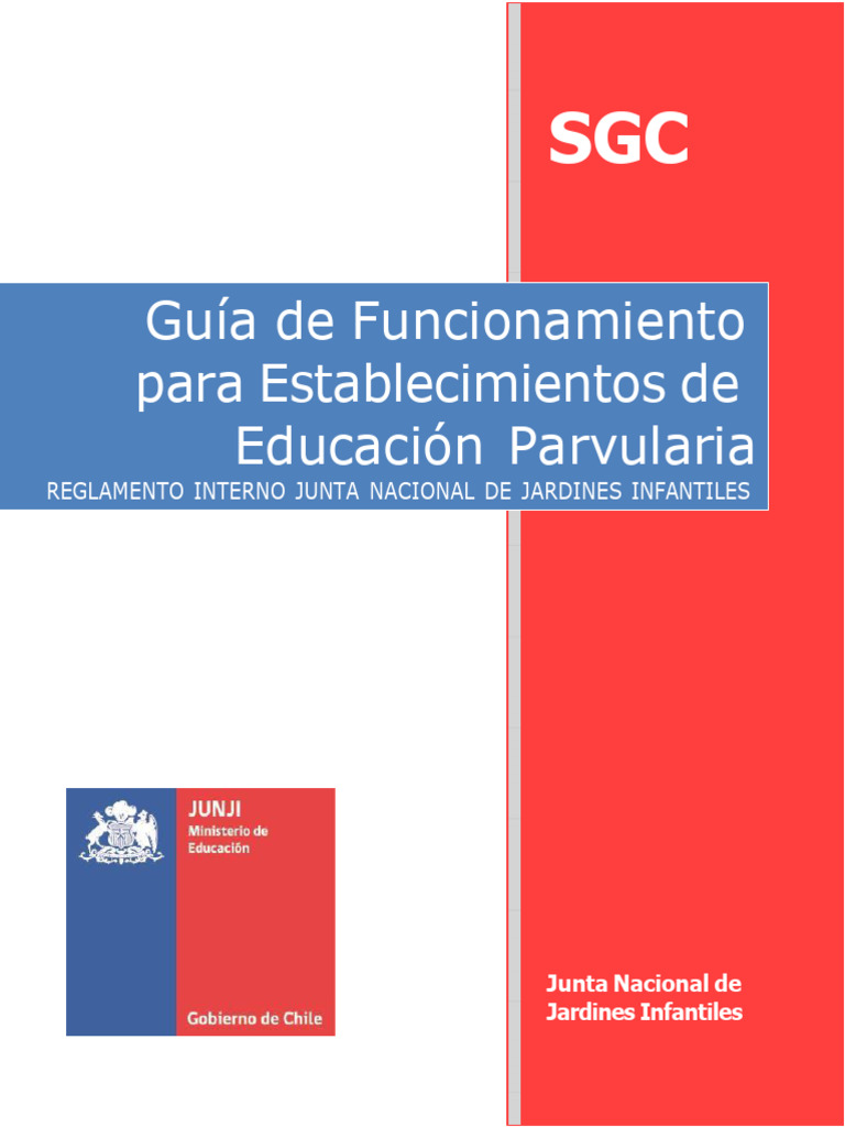 Guia de Funcionamiento Para Establecimiento de Educaci n Parvularia | Descargar gratis PDF ...